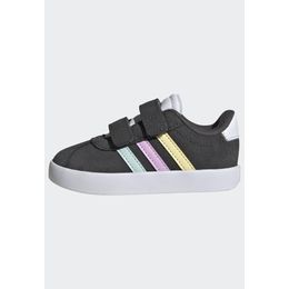 adidas Sportswear Sneaker 'VL COURT 3.0' Jungen Gr&ouml;&szlig;e 24 hellgelb / anthrazit / mint / lavendel