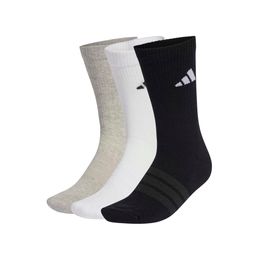 adidas Performance Sportsocken 'Ess' Herren Gr&ouml;&szlig;e 40/42 beigemeliert / dunkelgrau / schwarz / wei&szlig;