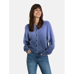 LIEBLINGSST&Uuml;CK LIEBLINGSST&Uuml;CK Damen Cardigan "AliaL"jeans, Gr. 42, mehrfarbig, Strick, Obermaterial: 52% Alpaka, 32% Polyamid, 13% Wolle, 3% Elasthan, Strickjacken,