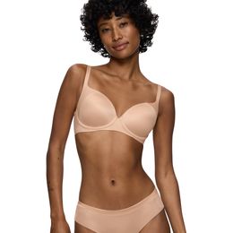 Triumph Damen B&uuml;gel-BH "Body Make-up Soft Touch WP EX", Gr. 90, beige, Microtouch, Obermaterial: 57% Polyamid, 29% Elasthan, 14% Polyester, Basic,