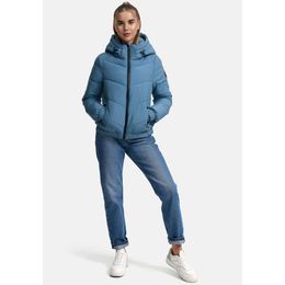 Marikoo Damen Winterjacke "Nayanaa", blau, Gr. XS, Obermaterial: 100% Polyester, Innenseite: 100% Polyester, Jacken, mit abnehmbarer Kapuze
