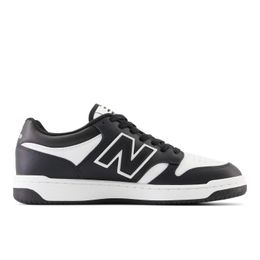 New Balance Herren Sneaker "480", Gr. 45, schwarz-wei&szlig;, Leder, Schuhe