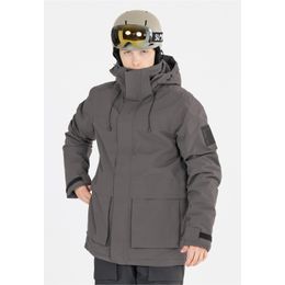 SLOPE Herren Skijacke "Chescott", grau, Gr. S, unifarben, 100% Polyamid, Jacken, Mit hoher Wassers&auml;ule und funktionalen Details