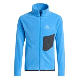 adidas terrex Funktionsfleecejacke Jungen Gr&ouml;&szlig;e 152 blau / schwarz