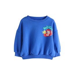 next Sweatshirt 'The Little Mermaid' M&auml;dchen Gr&ouml;&szlig;e 92 blau / aqua / gelb / rot