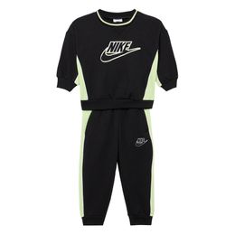 Nike Sportswear Jogginganzug Jungen Gr&ouml;&szlig;e 110/116 hellgr&uuml;n / schwarz / wei&szlig;