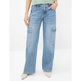 Brax Damen 5-Pocket-Jeans "Style MORGAN", blau, Gr. 21, Denim/Jeans, 92% Baumwolle, 8% Elastomultiester, Jeans