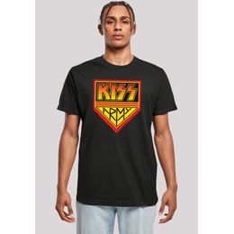 F4NT4STIC Herren T-Shirt "Kiss Army Logo", schwarz, Gr. M, Obermaterial: 100% Baumwolle, Shirts, Premium Qualit&auml;t