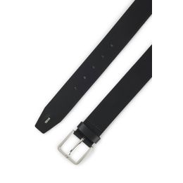 BOSS Herren Lederg&uuml;rtel "Drazen-BOSS-Tip_Sz40", schwarz, Gr. 100, unifarben, Leder, G&uuml;rtel