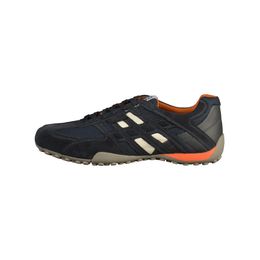 Geox Herren Sneaker "Geox Sneaker Veloursleder/Mesh", Gr. 44blau, Textil, Veloursleder, Schuhe