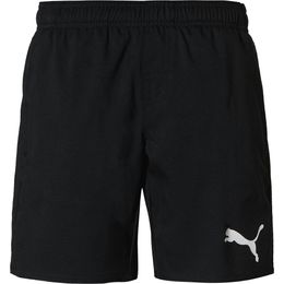 Puma Badeshorts Jungen Gr&ouml;&szlig;e 152 schwarz / wei&szlig;