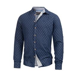 INDICODE Jeans Button Up Shirt 'Joffrey' male Blue size M