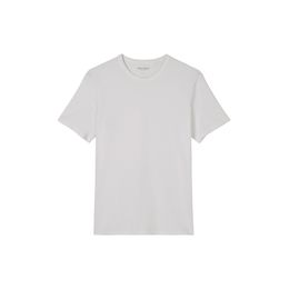 Marc O'Polo MARC O'POLO Herren T-Shirt "aus hochwertiger Bio-Baumwolle", wei&szlig;, Basic, Gr. XXL, unifarben, Obermaterial: 100% Baumwolle, Shirts