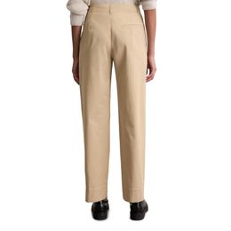 Marc O'Polo MARC O'POLO Damen Chinohose "Lande", beige, Gr. 42, Twill, Obermaterial: 97% Baumwolle, 3% Elasthan, Hosen, weit, aus stretchigem Organic Cotton-Twill