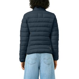 QS Damen Steppjacke, blau, Gr. L, unifarben, Steppware, Obermaterial: 100% Polyester. Futter: 100% Polyester, Jacken, mit Rei&szlig;verschluss