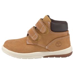 Timberland Damen Klettboot "TODDLE TRACKSMID HOOK & LOOP BOOT", Gr. 26, gelb, Leder, sportlich, Schuhe, Winterstiefel, Winterboots, Snowboots,
