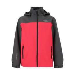 WEATHER REPORT Kinder Outdoorjacke "Borise Jr.", orange, Gr. 128, mehrfarbig, 90% Polyester, 10% Elasthan, Jacken, mit wasserdichter Ausstattung