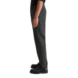 Marc O'Polo MARC O'POLO Damen Chinohose "aus weicher Tech Wool"dunkelgrau, Gr. 33, gestreift, Obermaterial: 39% Schurwolle, 33% Polyester, 14% Viskose, 13%