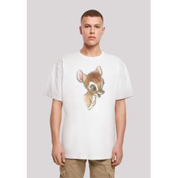 F4NT4STIC Herren T-Shirt "Disney Bambi Zeichnung modischer Print", wei&szlig;, Gr. XL, Obermaterial: 100% Baumwolle, Shirts, Print