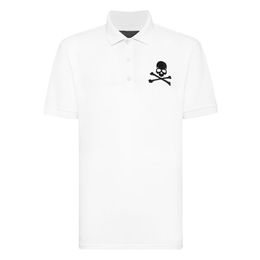 Philipp Plein Shirt 'Skull&Bones' male White size XXXL