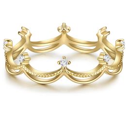 Glanzst&uuml;cke M&uuml;nchen Damen Fingerring "GSM288", 56, Silber 925 (Sterlingsilber), 5,1mm, gold, GLANZST&Uuml;CKE M&Uuml;NCHEN, Silber 925 (Sterlingsilber), Fingerringe, aus Sterling