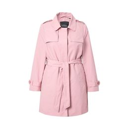 Ulla Popken Between-Seasons Coat female Pink size 50-52
