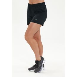 Endurance Damen Shorts "Potenza", schwarz, Gr. 46, unifarben, 86% Polyester, 14% Elasthan, Hosen, mit komfortabler Stretchfunktion