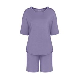 Triumph Damen Schlafanzug "Timeless Sensuality PSK", Gr. 40lila, Single Jersey, Obermaterial: 95% Modal, 5% Elasthan, Homewear-Sets, atmungsaktiv,