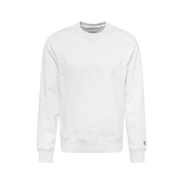 Carhartt Work In Progress Carhartt WIP Sweatshirt 'Chase' Herren Gr&ouml;&szlig;e XXL goldgelb / hellgrau
