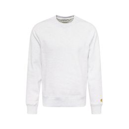 Carhartt Work In Progress Carhartt WIP Sweatshirt 'Chase' Herren Gr&ouml;&szlig;e S goldgelb / hellgrau