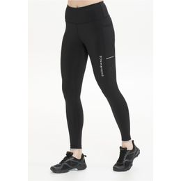 Endurance Damen Lauftights "Energy 2", schwarz, Gr. 38, unifarben, 19% Elasthan, 81% Polyester, Hosen, mit Kompression und Quick Dry-Technologie