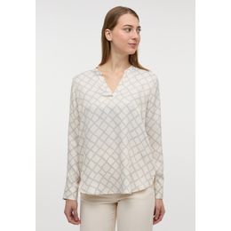 Eterna Damen Longbluse "LOOSE FIT", silber, Gr. 38, 100% Viskose, Blusen