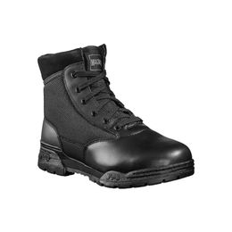 MAGNUM Herren Stiefel "Classic Mid", Gr. 47, schwarz, Leder, Textil, unifarben, Schuhe, Wasserdicht