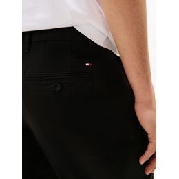 Tommy Hilfiger Herren Chinohose "DENTON CHINO 1985 PIMA COTTON"schwarz, Gr. 33, Twill, Obermaterial: 96% Baumwolle, 4% Elasthan, Hosen, von der