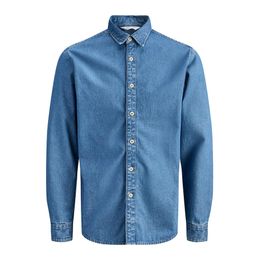 Jack & Jones Jack & Jones Junior Button Up Shirt 'JJEStanley' boy Blue size 140