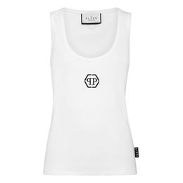 Philipp Plein Top 'Hexagon ' female White size M
