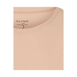OLYMP Herren T-Shirt "Casual", braun, Gr. XXL, Obermaterial: 94% Baumwolle, 6% Elasthan, Shirts