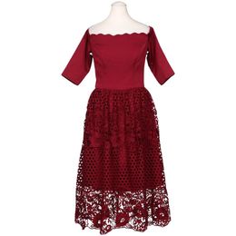 Chi Chi London Kleid Damen Gr&ouml;&szlig;e S Second Hand bordeaux