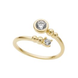 Firetti Damen Fingerring "Schmuck Geschenk Gold 333 Damenring Goldring", 19, Gelbgold 333, 1,5mm, gold, Gelbgold 333, Fingerringe, mit Zirkonia