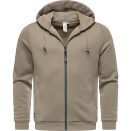 Ragwear Herren Sweatjacke "Wernons"olivgr&uuml;n, Basic, Gr. L, Material: 70% Baumwolle, 30% Polyester, Sweatjacken, Weiche Herren Alltagsjacke mit