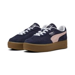 Puma Damen Sneaker "PALERMO ELEVATA WNS", Gr. 38,5new navy, mauve mist, Leder, mehrfarbig, Schuhe