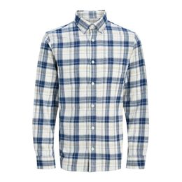 Jack & Jones Jack & Jones Button Up Shirt 'JPRBlubrook' male Blue, White size M