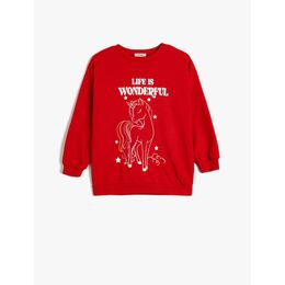KOTON Sweatshirt girl Red size 134/140