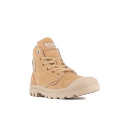 Palladium Damen Winterboots "PAMPA HI ZIP WL", Gr. 37,5, gelb, Leder, Schuhe, Winterschuhe, Schn&uuml;rboots, Winterstiefel, Snowboots, gef&uuml;ttert