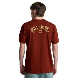 Billabong Herren T-Shirt "Arch Wave", rot, Gr. L, Obermaterial: 100% Baumwolle., Shirts