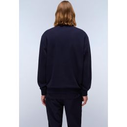 Napapijri Herren Sweatshirt "B-SMALL BOX C BLACK BEAUTY", blau, Gr. XXL, Obermaterial: 100% Baumwolle, Sweatshirts, klassischer Sweatshirt-Schnitt,