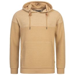 INDICODE JEANS Hoodie Herren Gr&ouml;&szlig;e XXL beige / beigemeliert / hellbraun