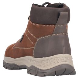 Rieker Herren Winterboots, Gr. 41, braun, Lederimitat, Nubukleder, Schuhe, Schn&uuml;rboots, Stiefelette, Outdoorboots mit Innenrei&szlig;verschluss