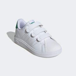 M&auml;dchen Klettschuh "ADVANTAGE BASE 2.0 KIDS", adidas Sportswear, Gr. 34, wei&szlig;, Synthetik, Schuhe, Design auf den Spuren des adidas Stan Smith, f&uuml;r