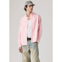 Levi's LEVI'S Herren Langarmhemd "AUTHENTIC BUTTON DOWN"au natural garment dye, Gr. L, Web, Obermaterial: 100% Baumwolle, Hemden, mit Ton-in-Ton